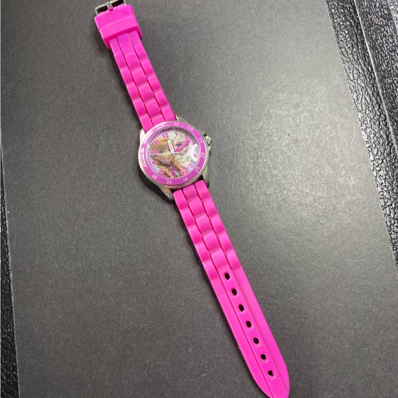Disney | Accessories | Disney Accutime Watch With Pink Band Featuring ...